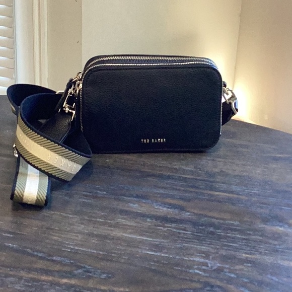 Ted Baker | Bags | Ted Baker London Stunna Black Leather Mini Crossbody ...
